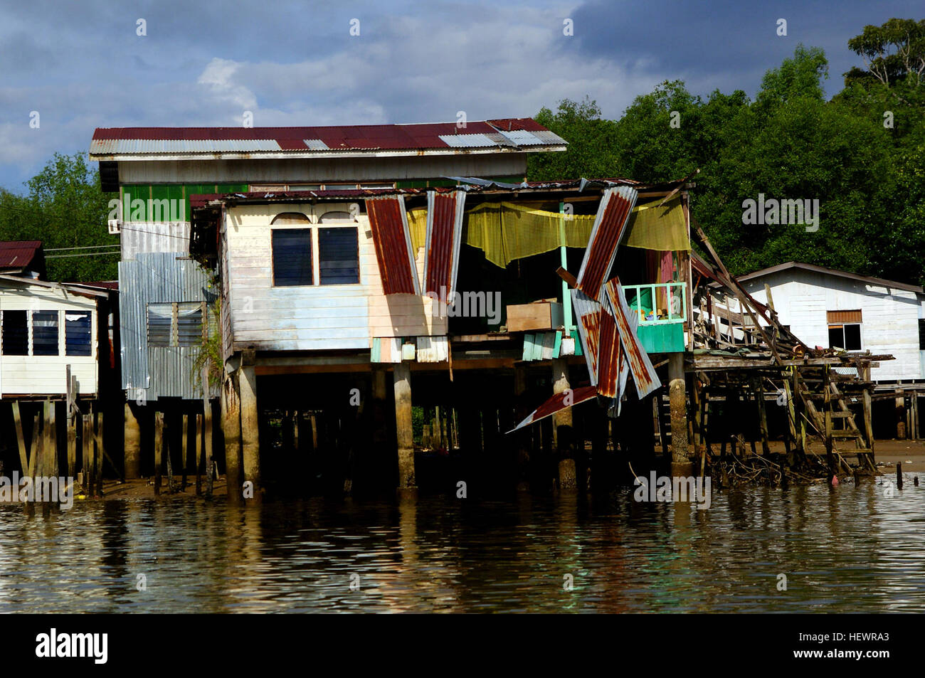 Which is a unique village built on stilts hi-res stock photography and ...