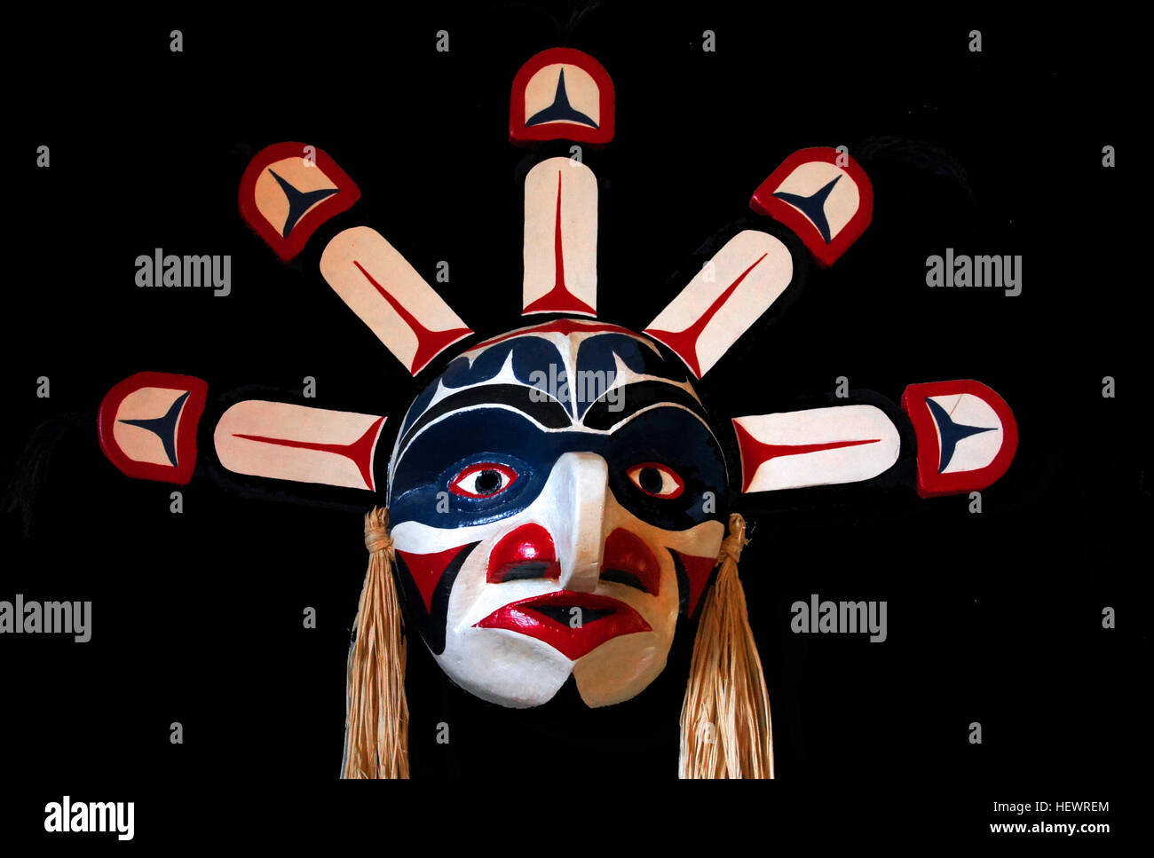 Tribal american native indian masks hi-res stock photography and images ...