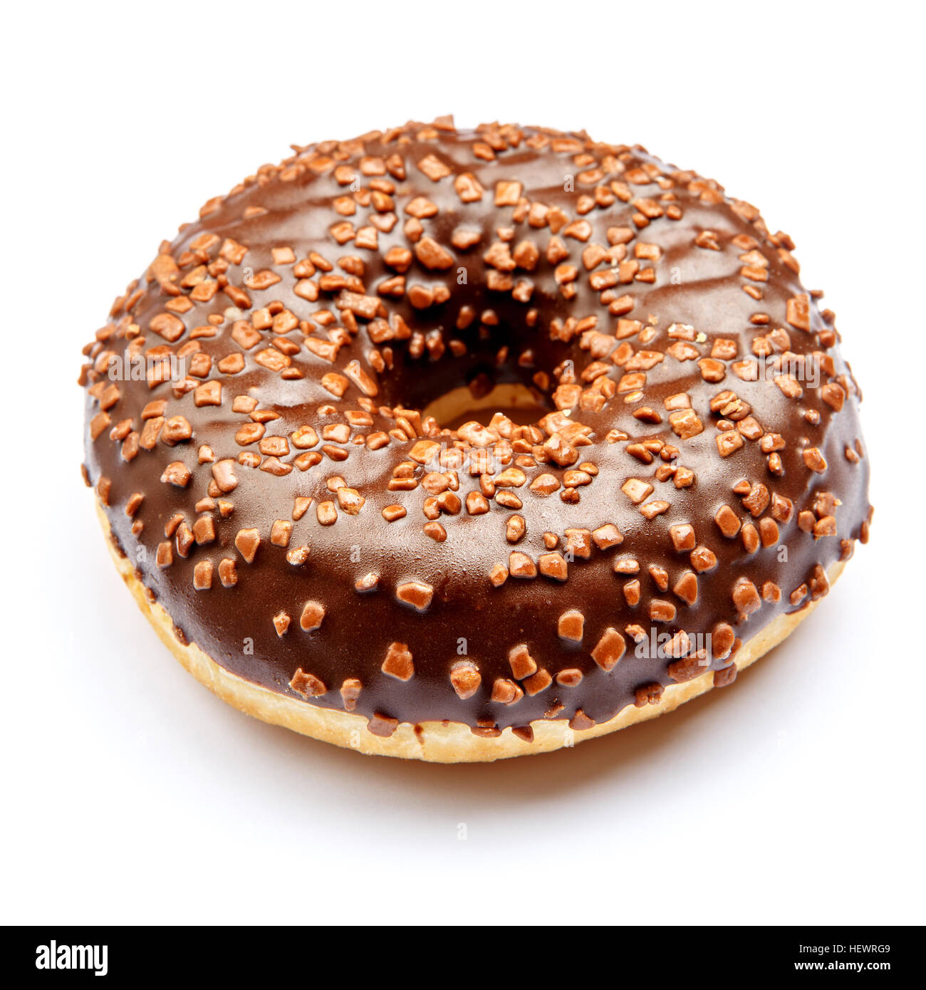 One sweet chocolate donut Cut Out Stock Images & Pictures - Alamy