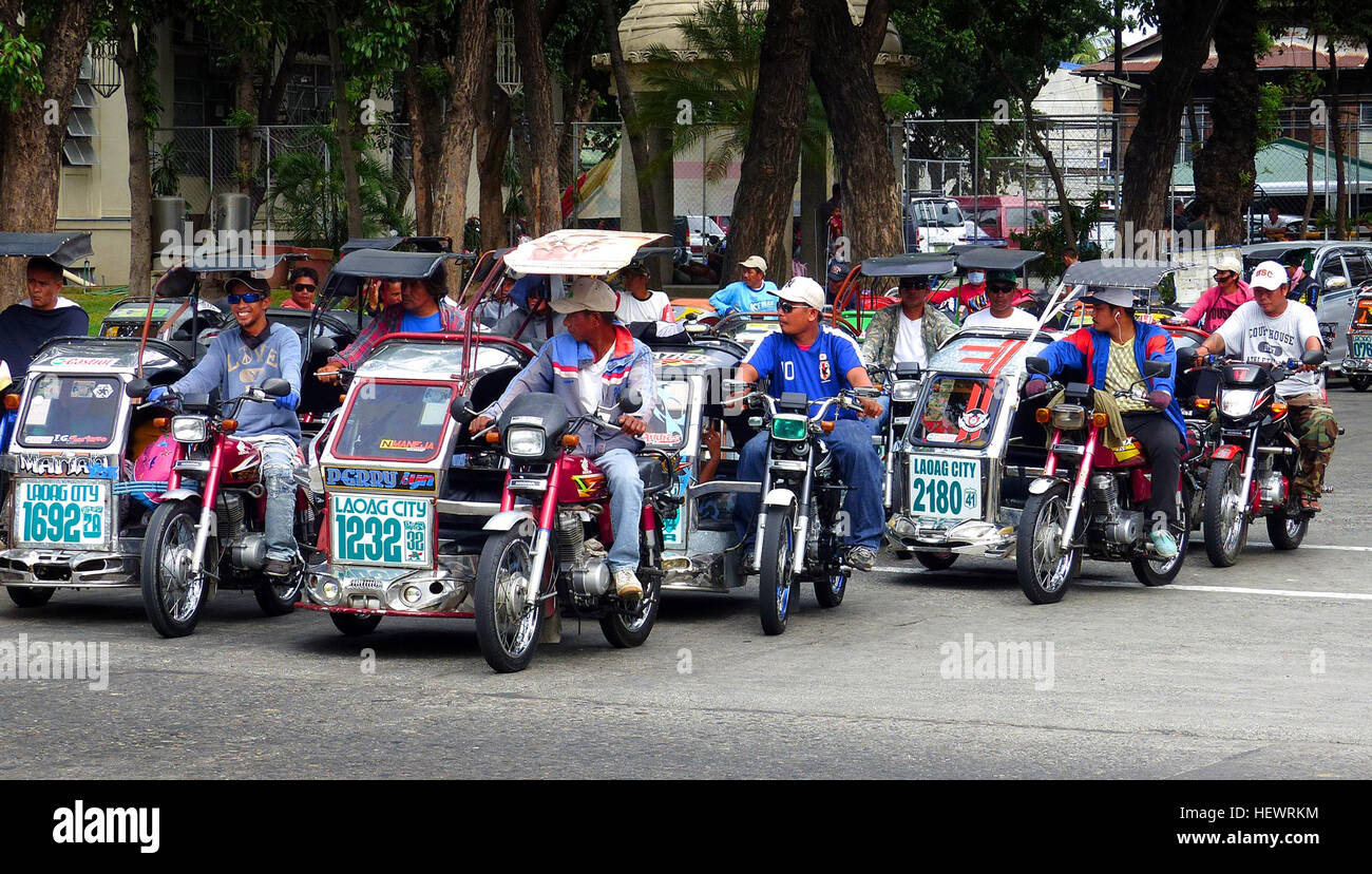 A Philippine pedicab is called a traysikad, trisikad--or simply sikad ...