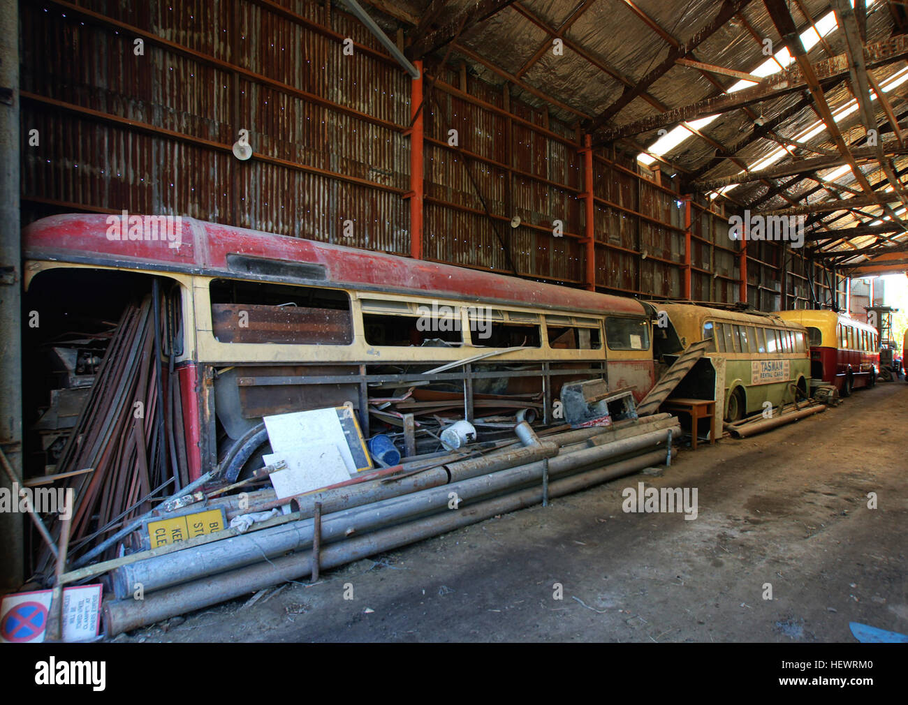 This photograph captures a scene at Ferrymead Historic Park in ...