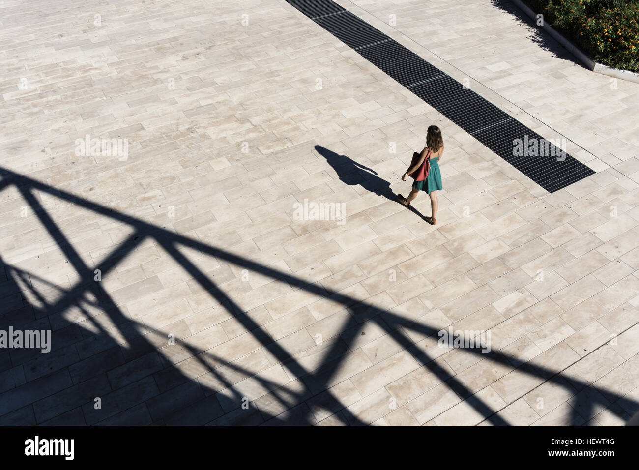 Woman sundress rear view hi-res stock photography and images - Alamy