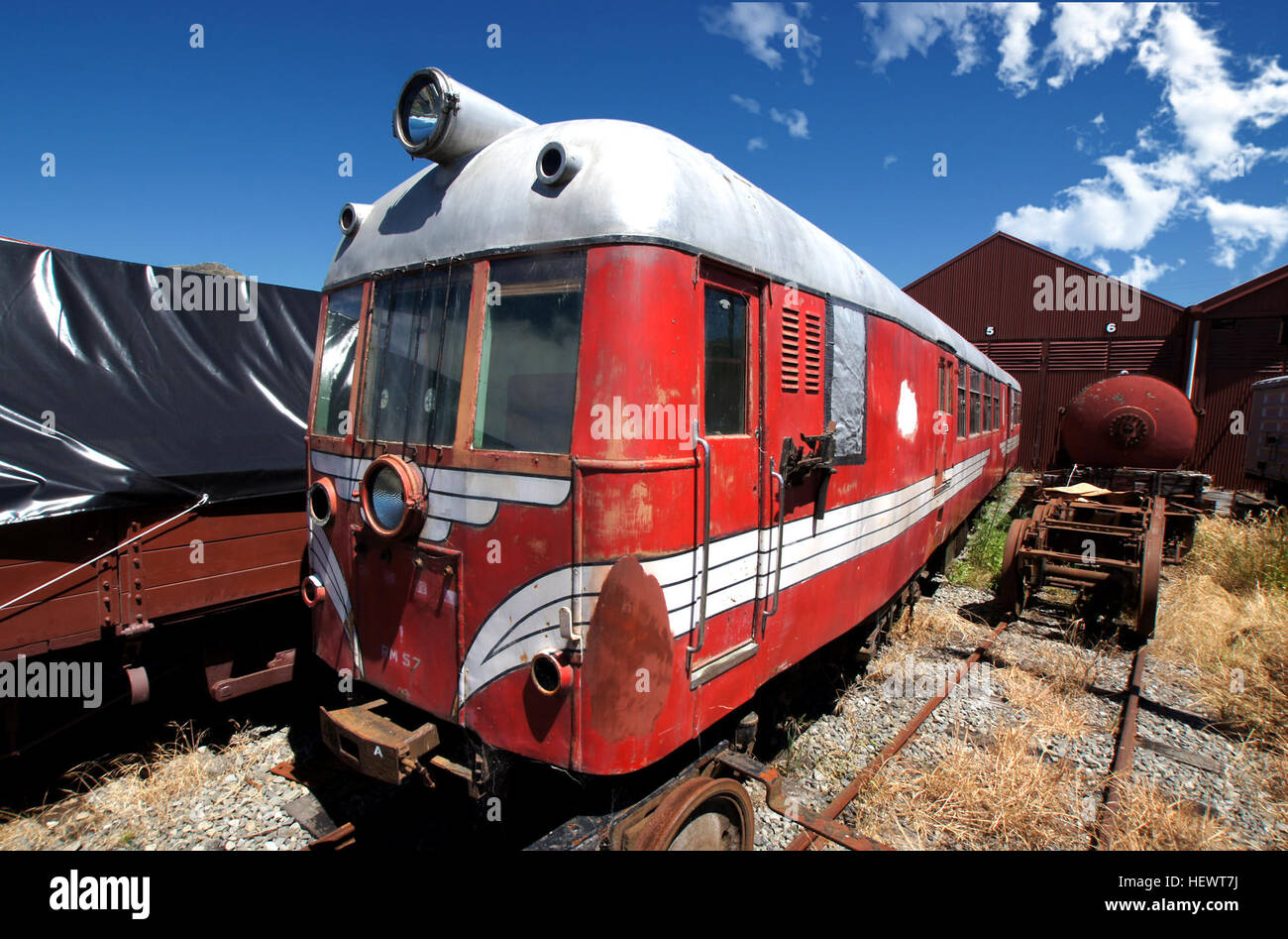 The NZR RM class Vulcan railcars, manufactured by the Vulcan Foundry in ...