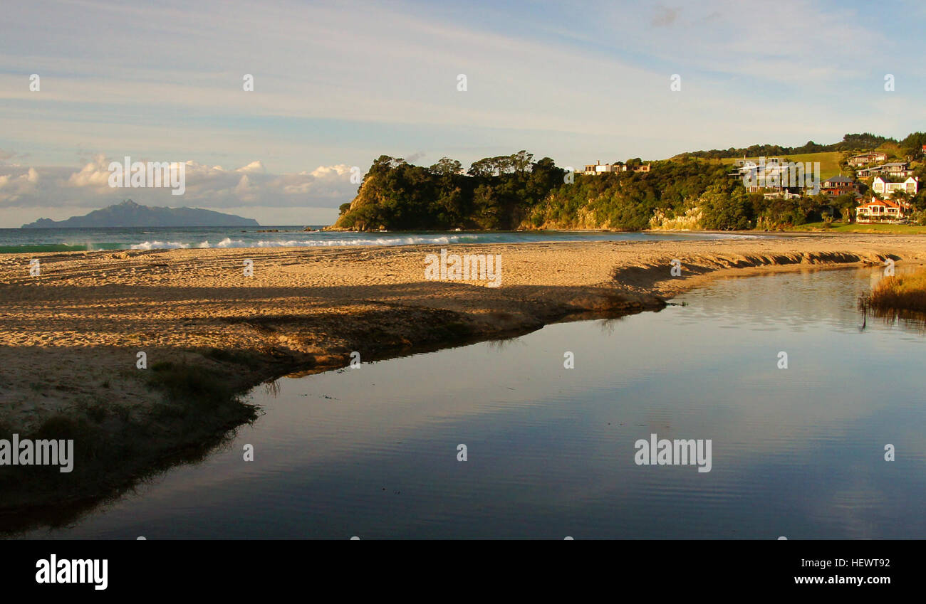 Bream Bay, located in New Zealand, is known for its stunning white ...