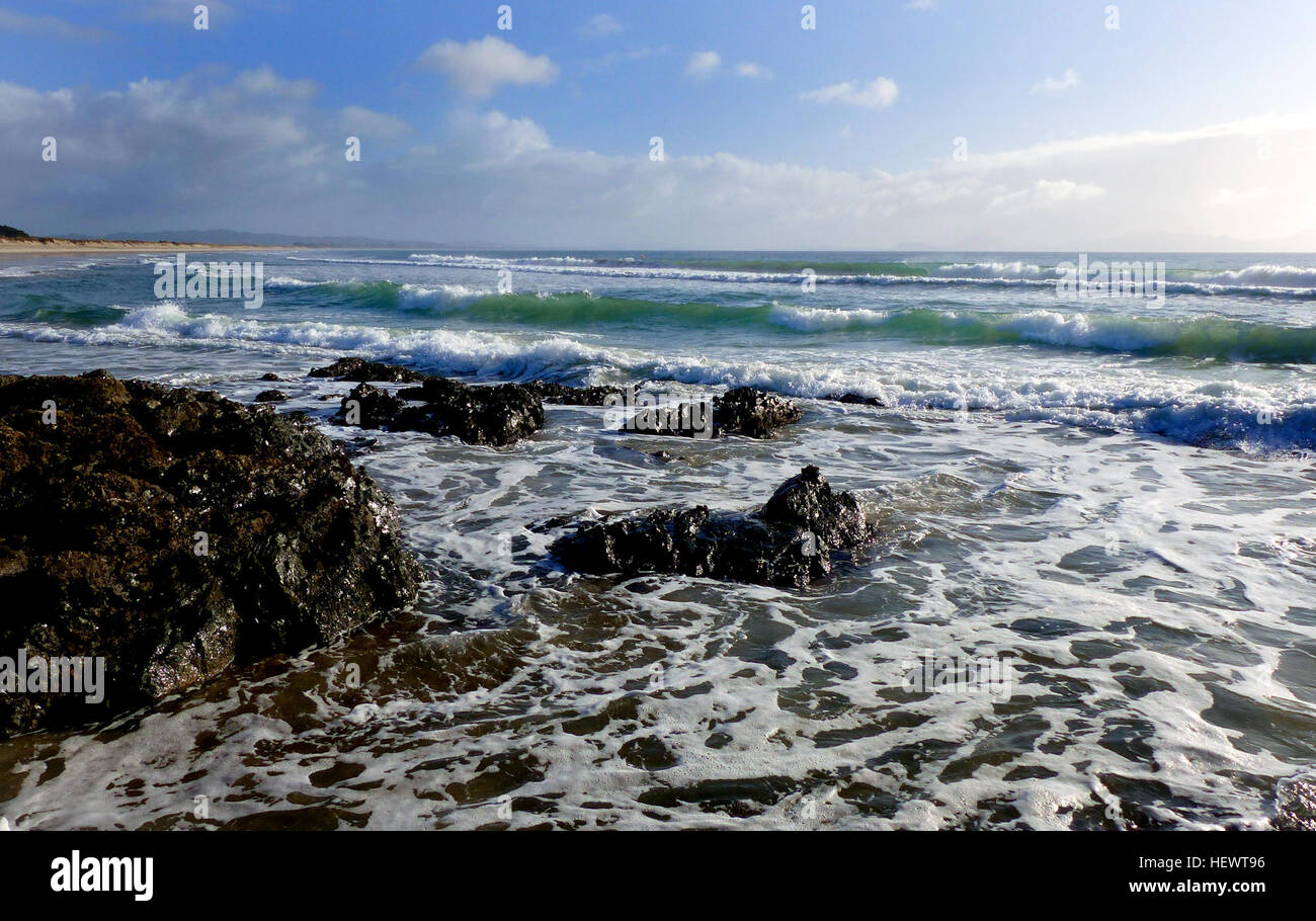A photograph of Bream Bay and Waipu Cove, captured with a Lumix FZ200 ...