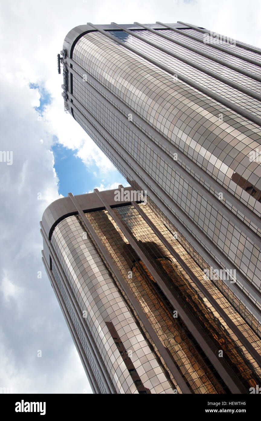 The city with a high office in high rise building hi-res stock ...