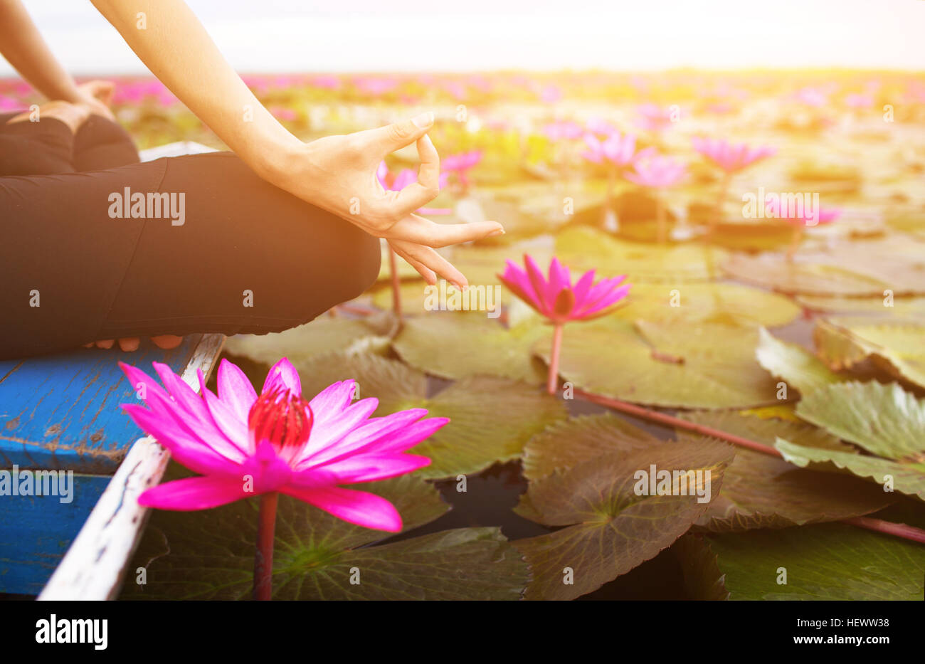 Serenity pose hi-res stock photography and images - Alamy