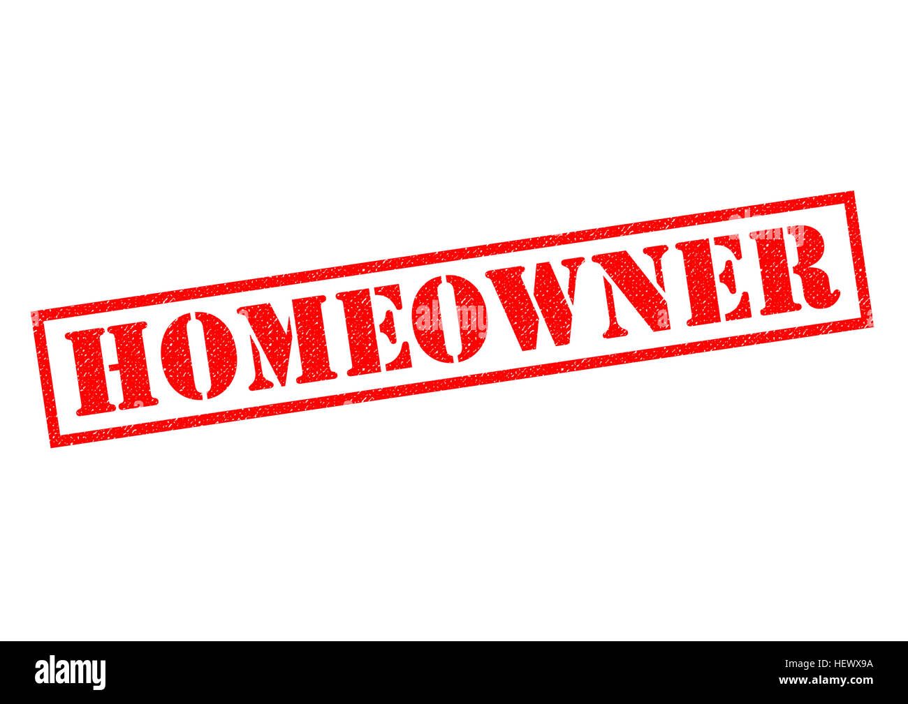 HOME OWNER red Rubber Stamp over a white background Stock Photo - Alamy