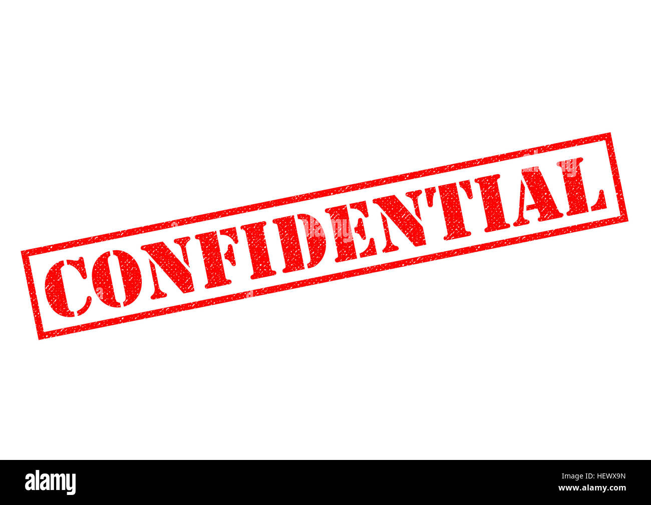 CONFIDENTIAL red Rubber Stamp over a white background Stock Photo - Alamy