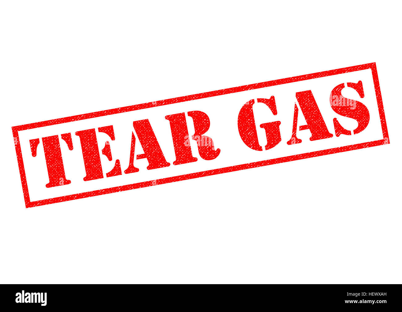 TEAR GAS red Rubber Stamp over a white background Stock Photo - Alamy