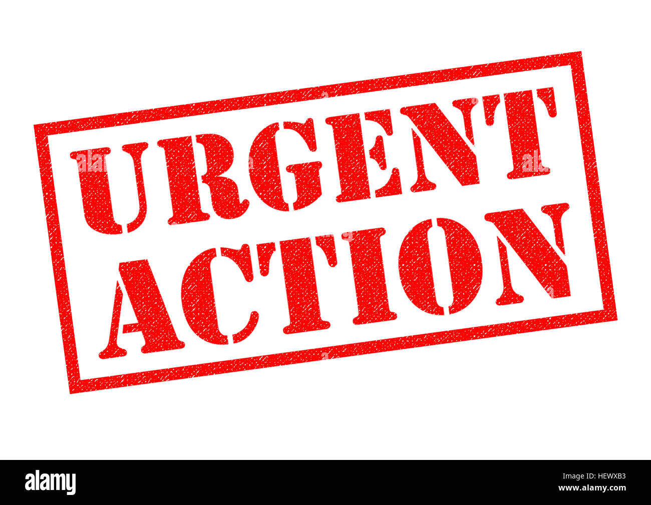 URGENT ACTION red Rubber Stamp over a white background Stock Photo - Alamy