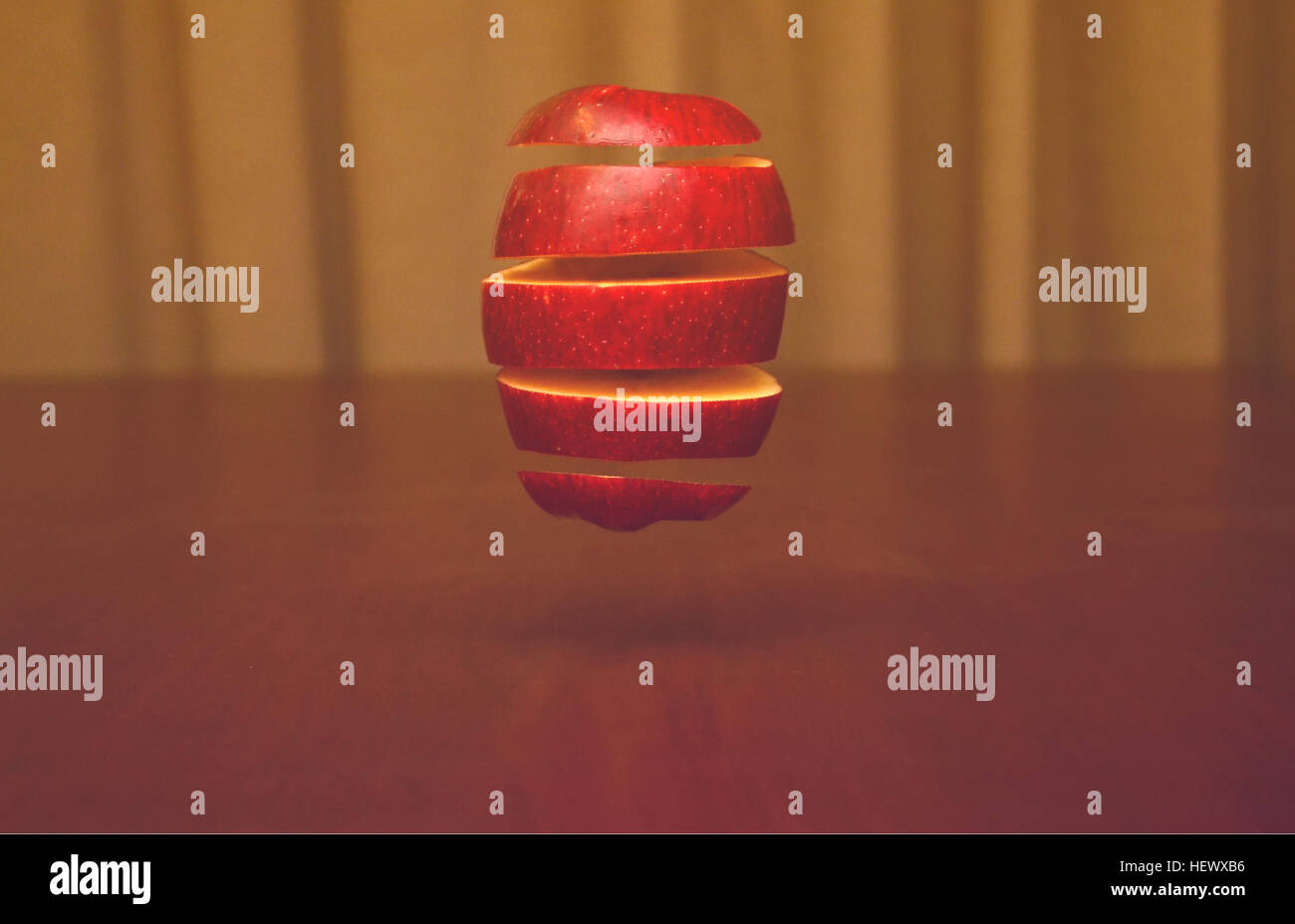 Apple levitation hi-res stock photography and images - Alamy