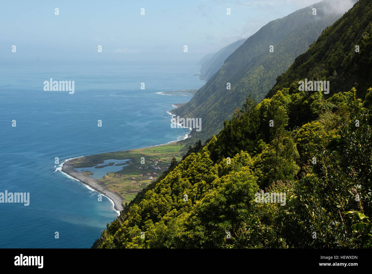 EUROPE, PORTUGAL, AZORES, São Jorge, St George, Island, view of the ...