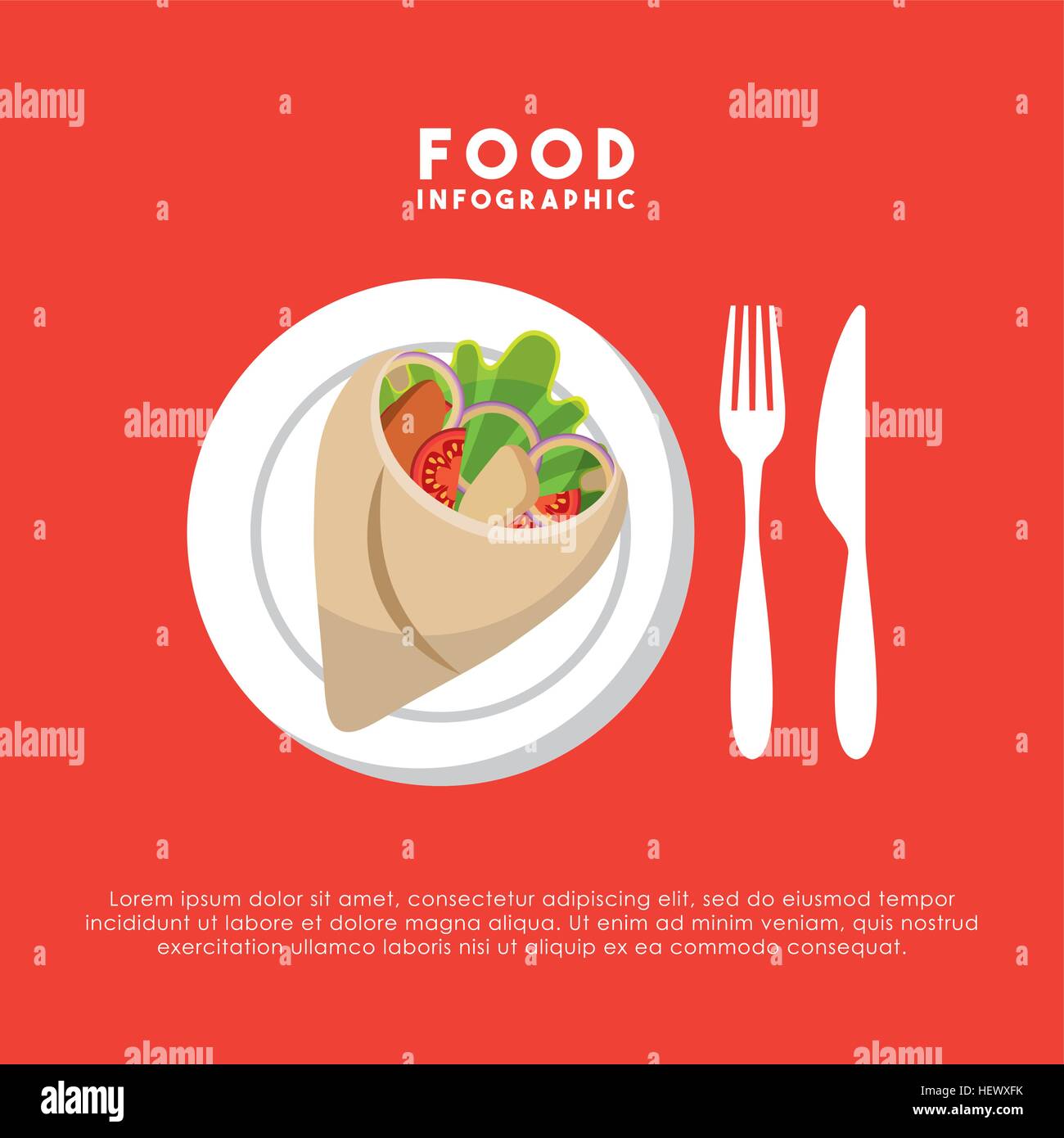 Healthy plate diagram Stock Vector Images - Alamy
