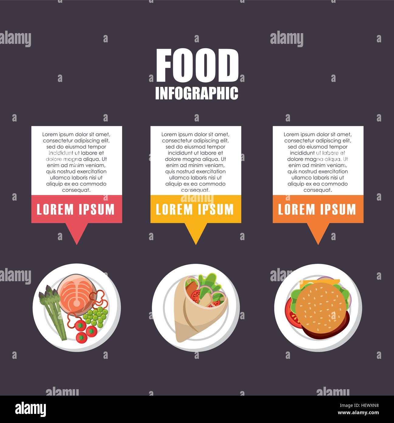 Food Infographic Art