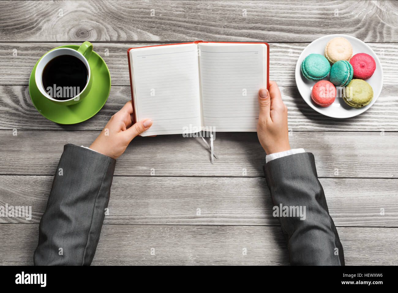 Coffee break as refreshment Stock Photo - Alamy