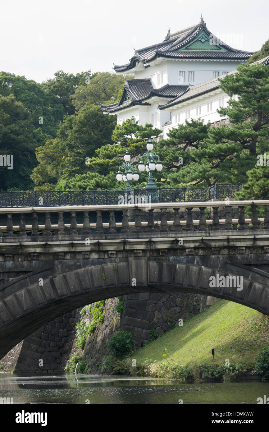 Imperial Palace with Nijubashi Bridge in Tokyo, Japan Stock Photo - Alamy