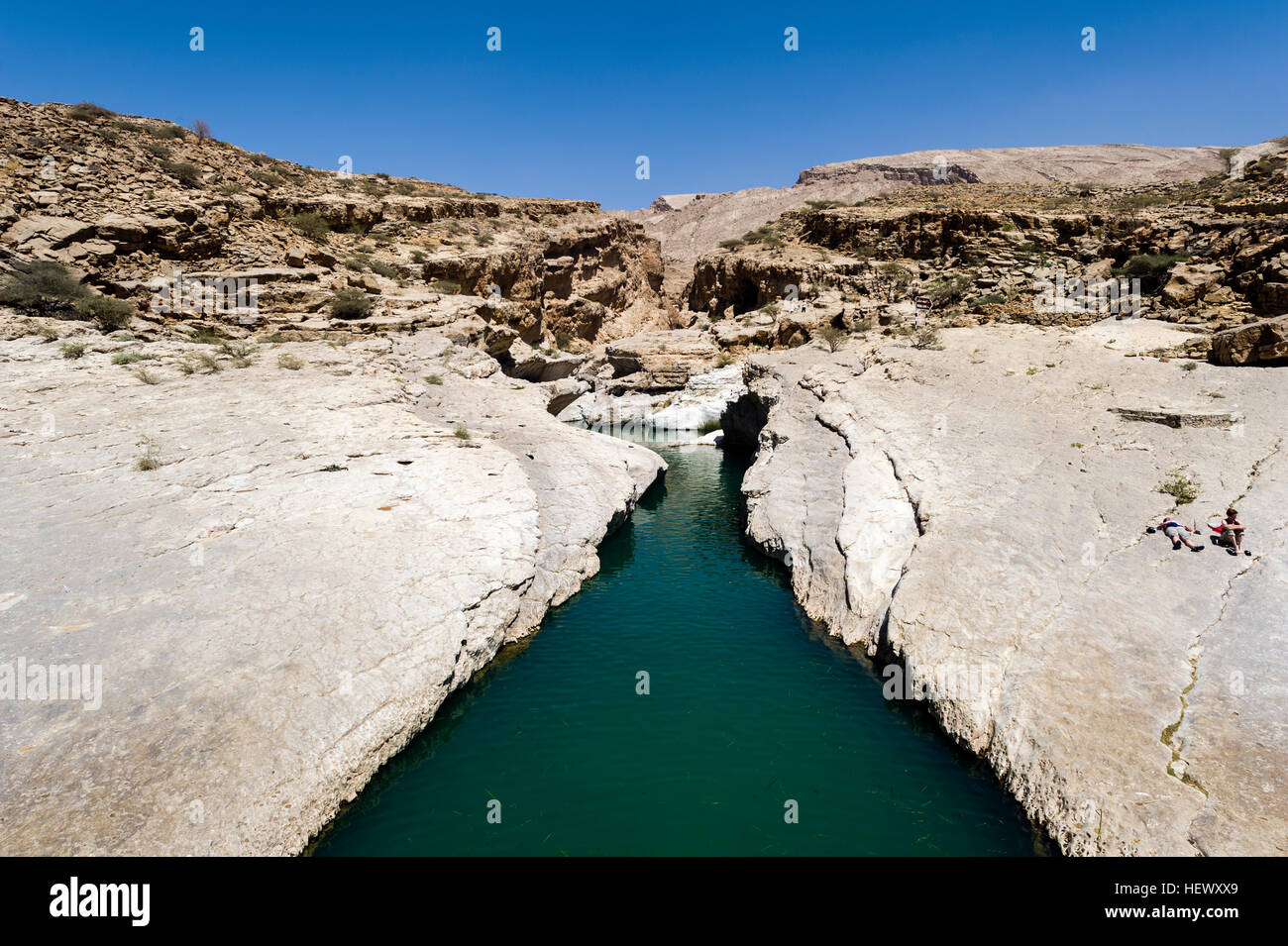 Desert wadi river people hi-res stock photography and images - Alamy