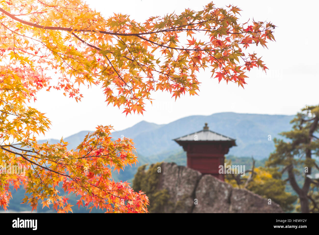 Yamadera mountain temple japan hi-res stock photography and images - Alamy