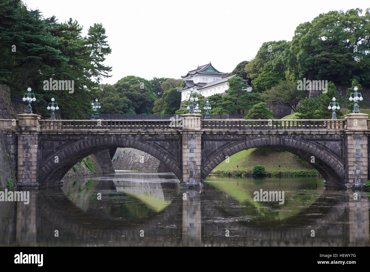 Imperial Palace with Nijubashi Bridge in Tokyo, Japan Stock Photo - Alamy