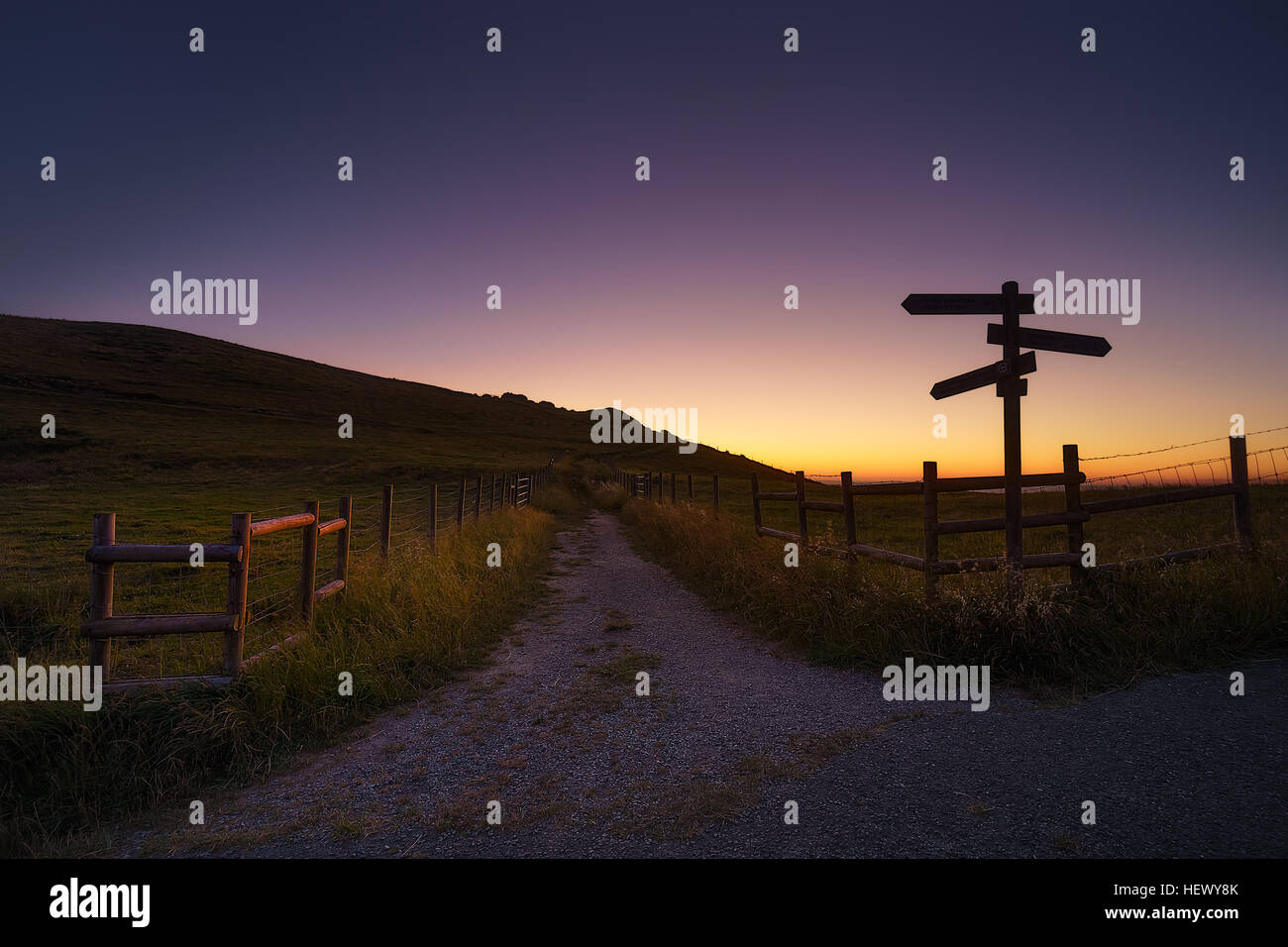 Basque road sign hi-res stock photography and images - Alamy