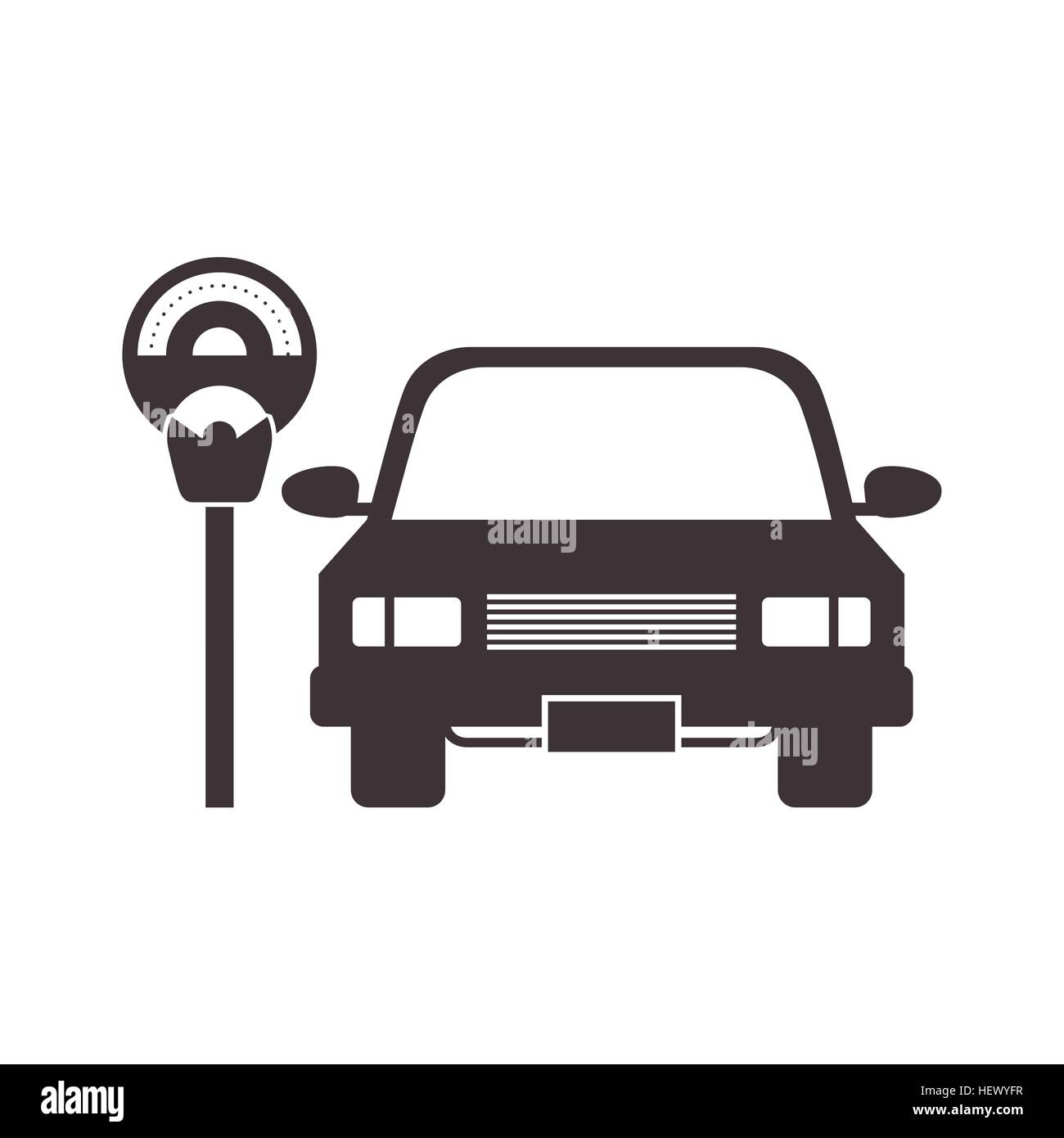 Parking lot carpark parked Stock Vector Images - Alamy