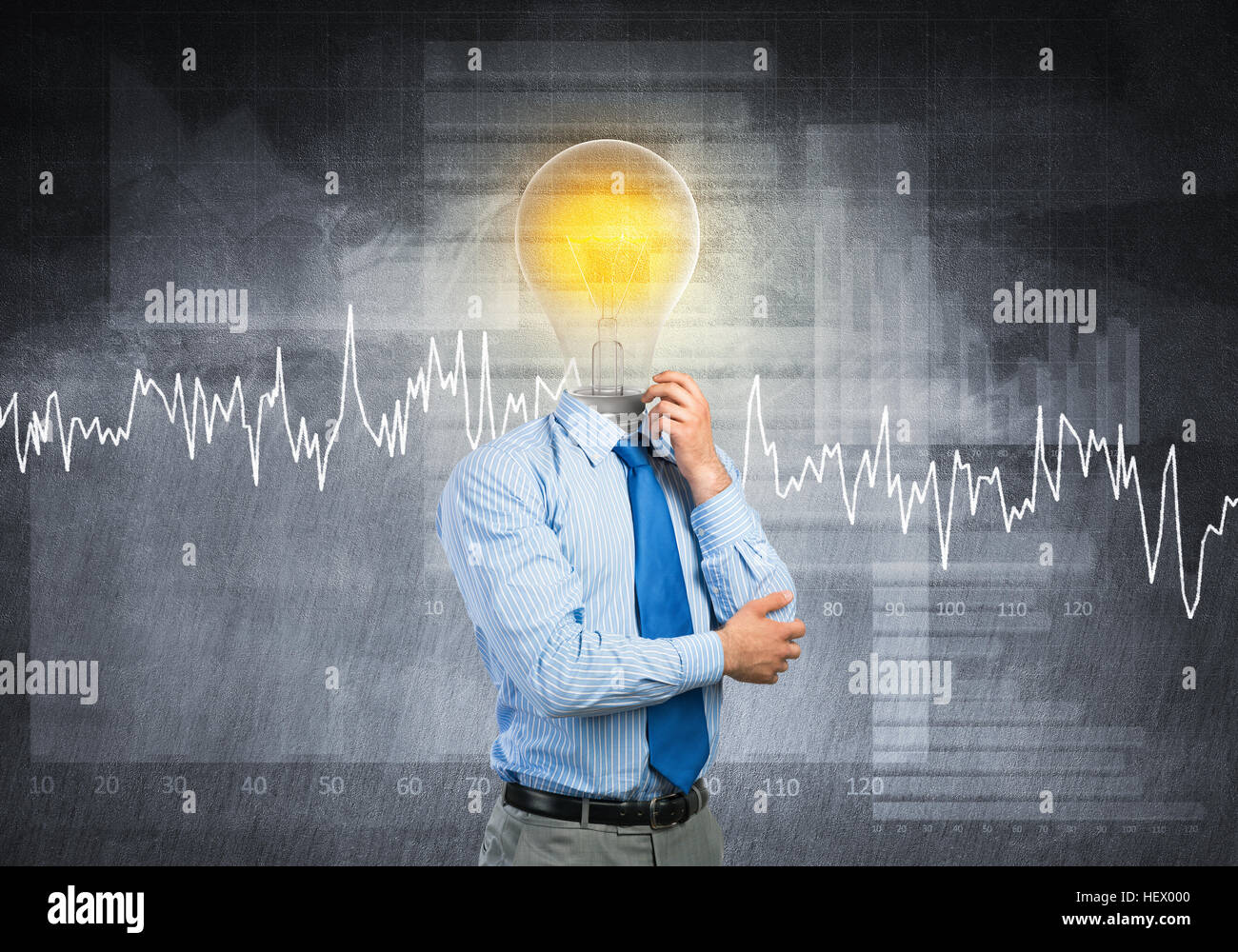 Man thinking over his idea Stock Photo - Alamy
