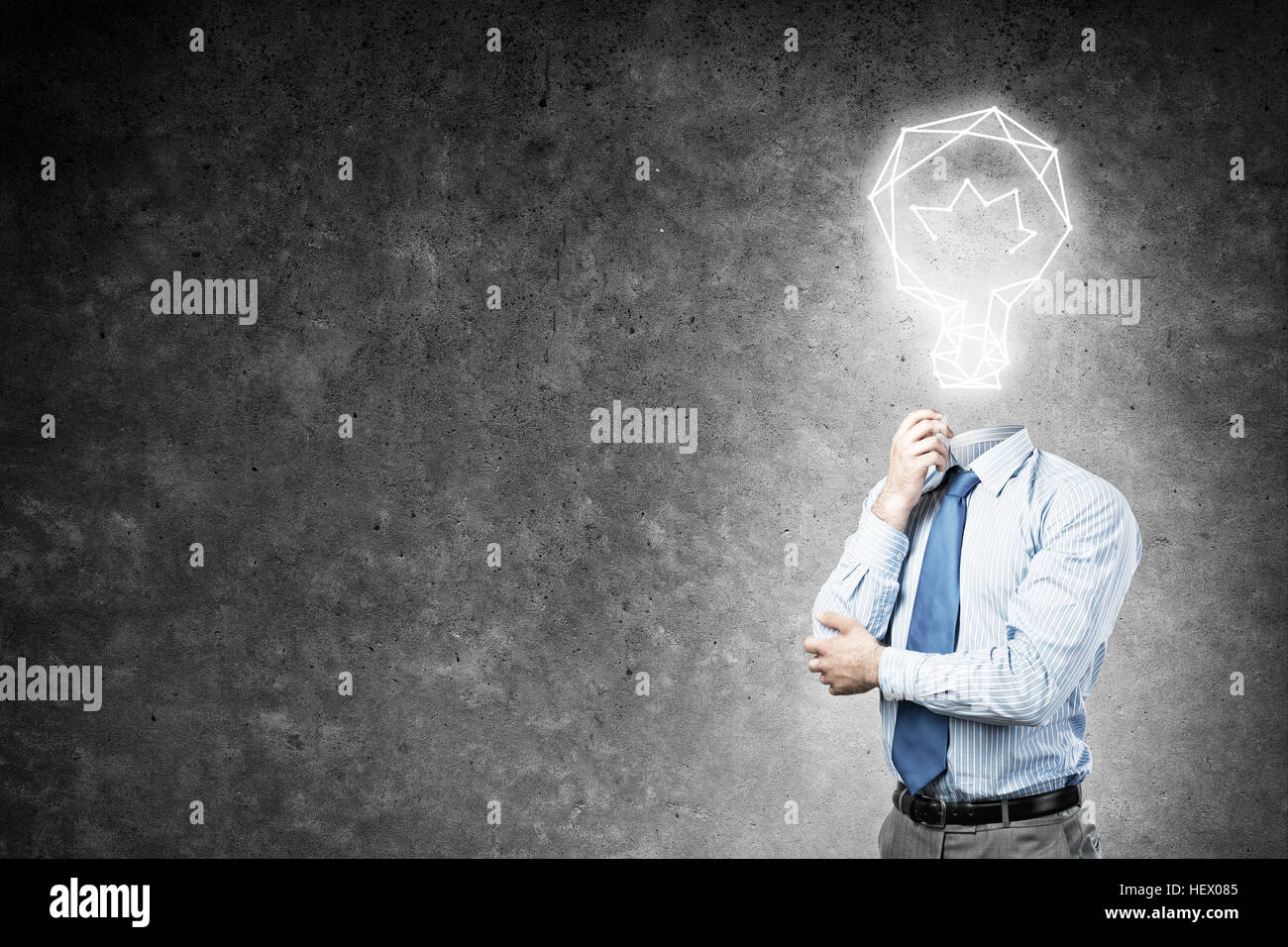 Man thinking over his idea Stock Photo - Alamy