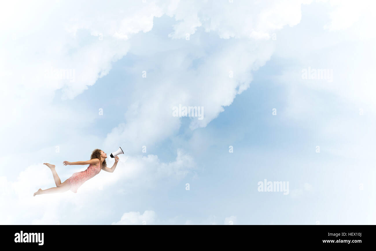 She is free to express herself Stock Photo - Alamy