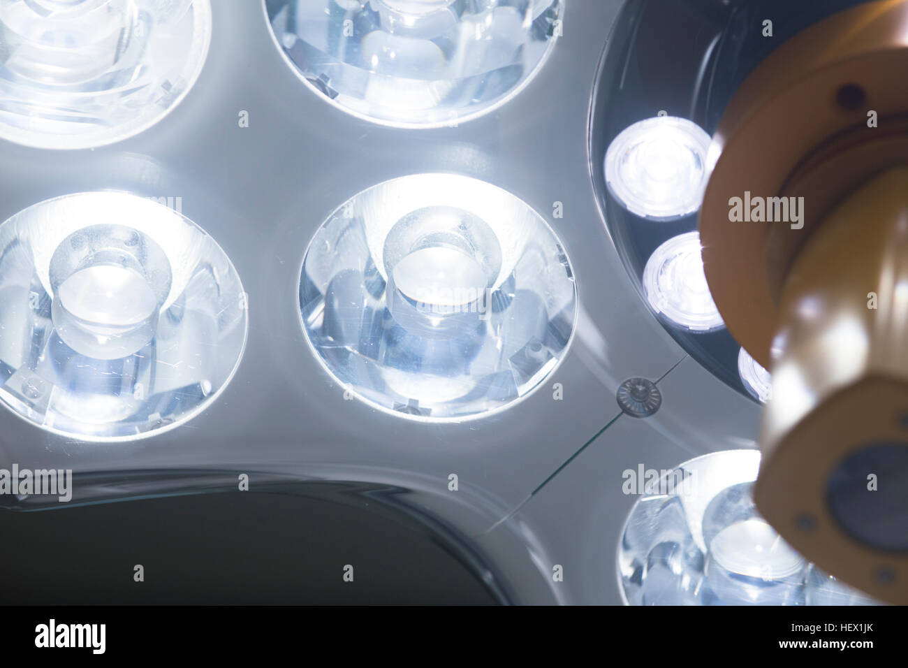 Operating emergency room surgery theater lighting in hospital to enable ...