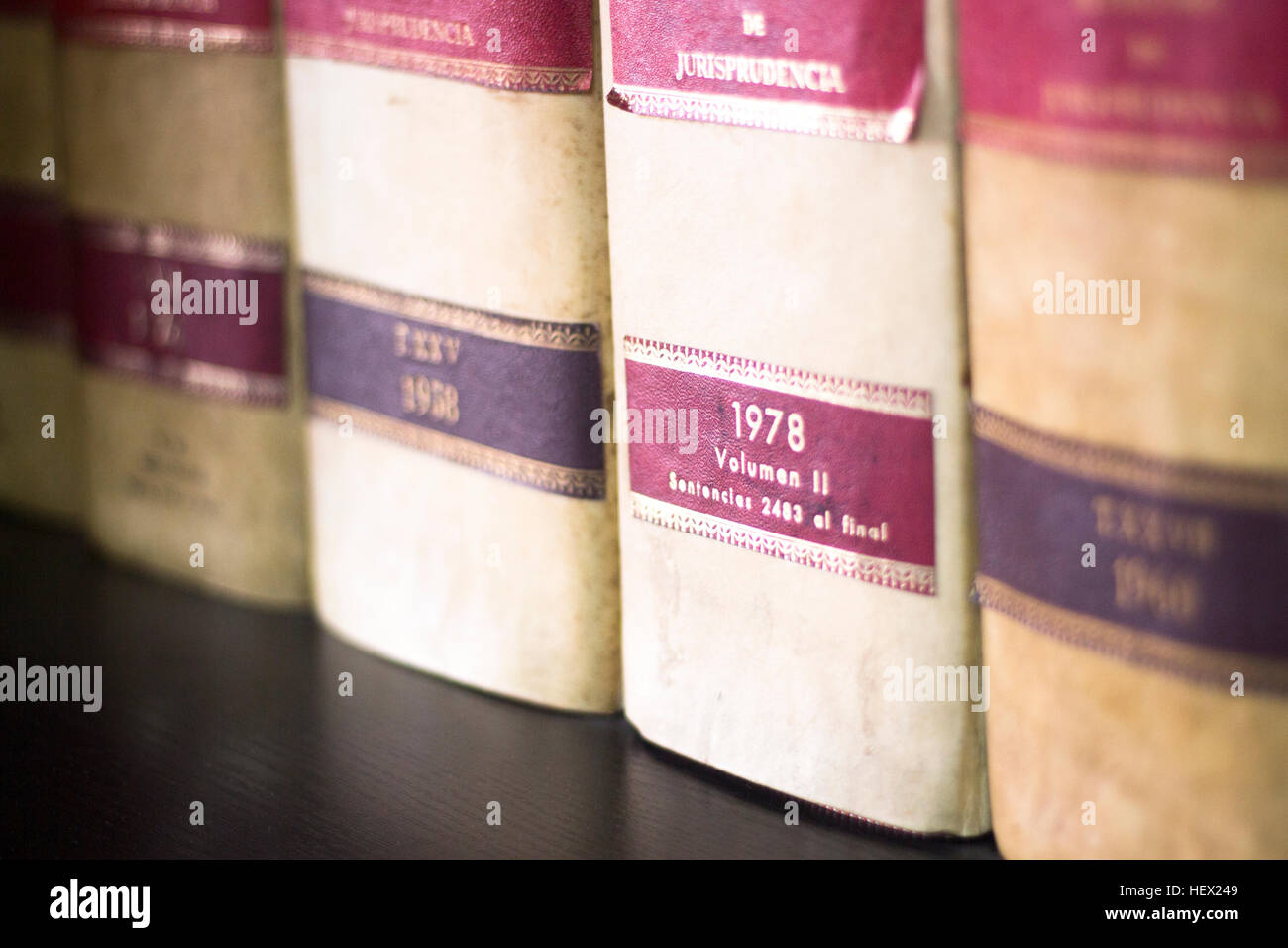 Old law book reports hi-res stock photography and images - Alamy