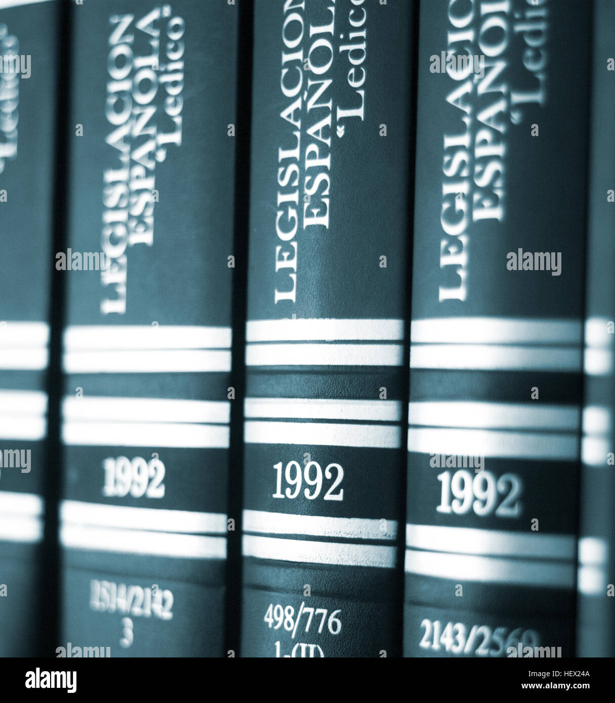 Old law book reports hi-res stock photography and images - Alamy