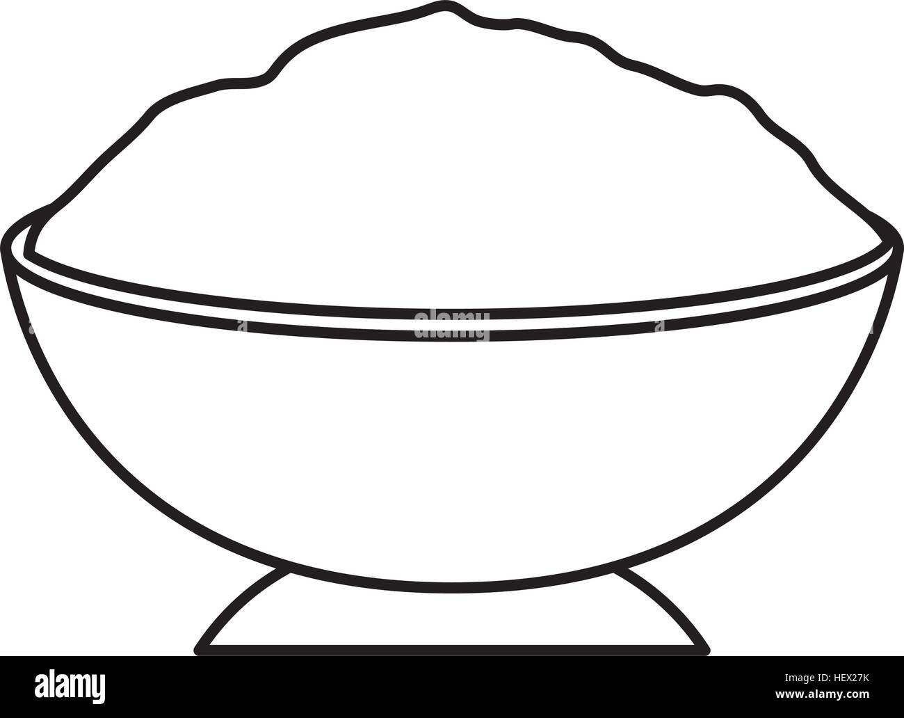 Delicious rice food Stock Vector Image & Art - Alamy