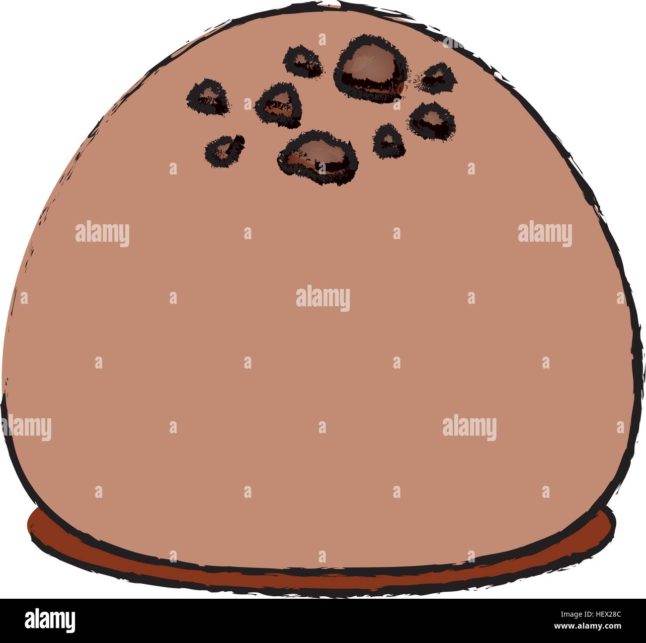 Dessert sweet roll Stock Vector Image & Art - Alamy