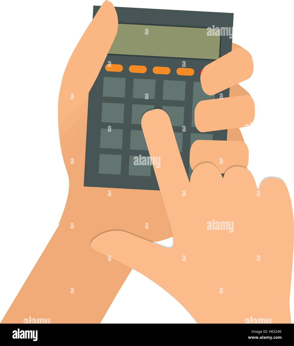 Calculator math device Stock Vector Image & Art - Alamy