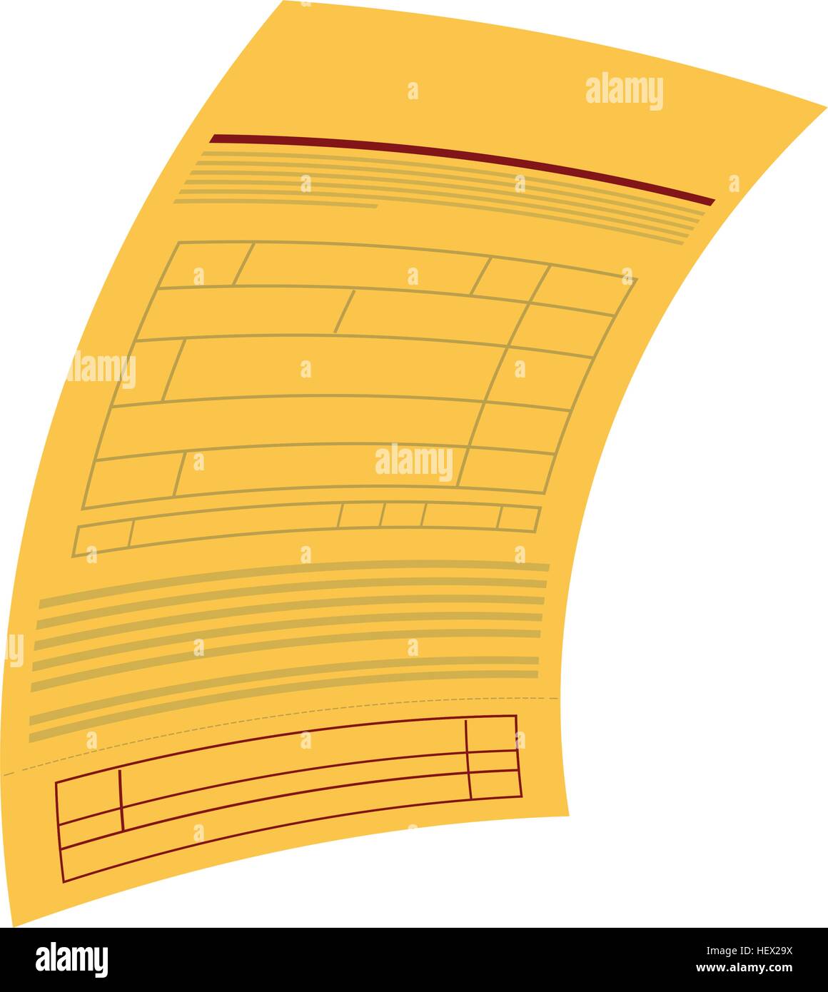 Business sheet paper Stock Vector Image & Art - Alamy