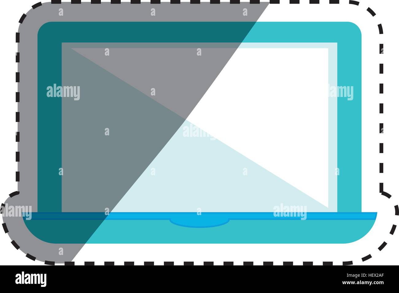 Laptop pc technology Stock Vector Image & Art - Alamy