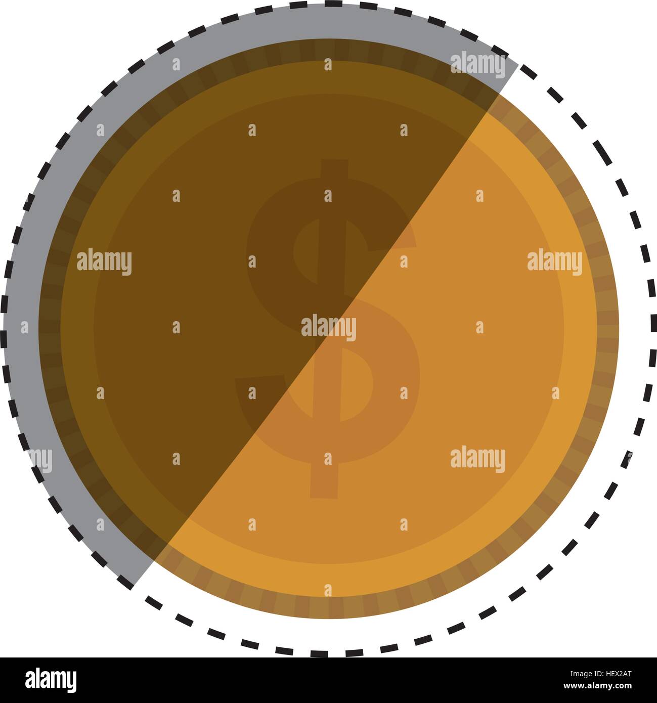 Isolated coin money Stock Vector Image & Art - Alamy