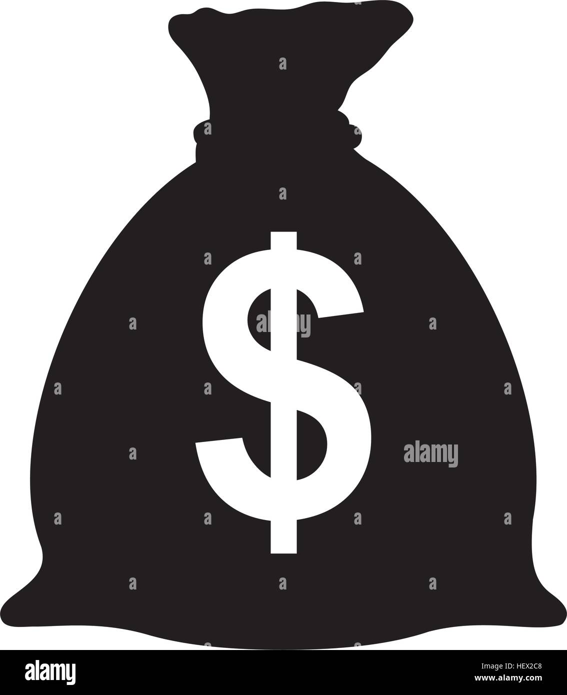 Isolated money bag Stock Vector Image & Art - Alamy