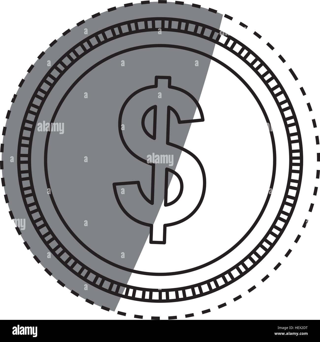 Isolated coin money Stock Vector Image & Art - Alamy