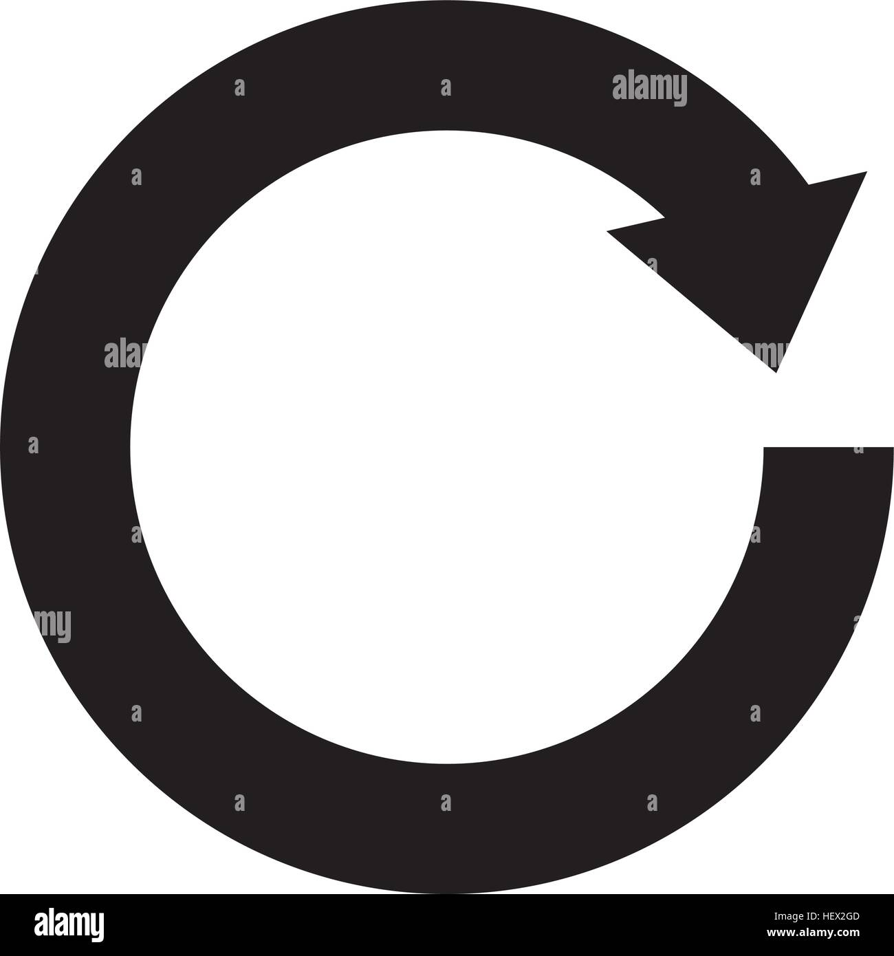 Arrow round cycle Stock Vector Image & Art - Alamy