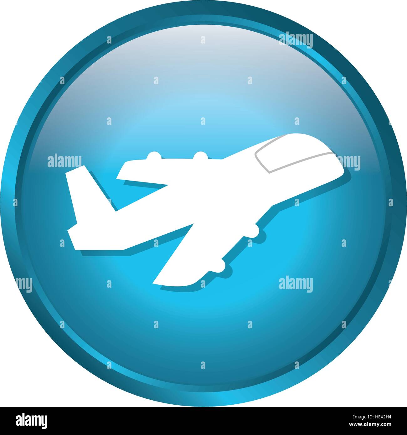 Jet airplane symbol Stock Vector Image & Art - Alamy