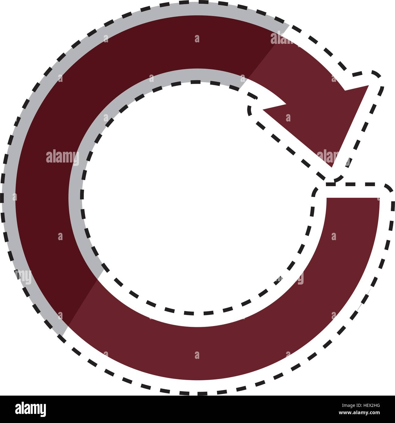 Arrow round cycle Stock Vector Image & Art - Alamy