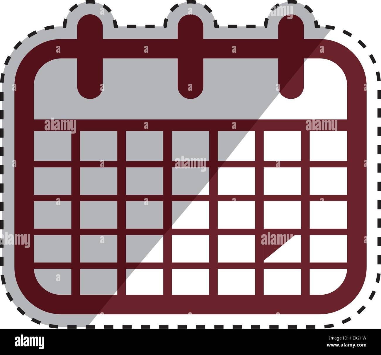 Isolated calendar symbol Stock Vector Image & Art - Alamy