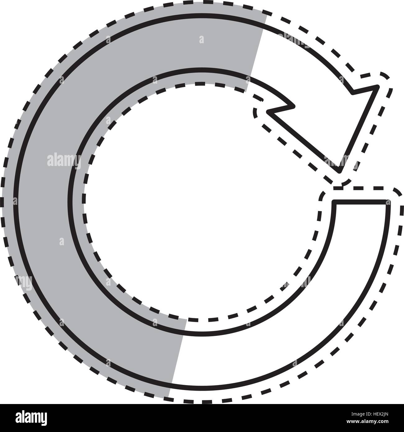 Arrow round cycle Stock Vector Image & Art - Alamy