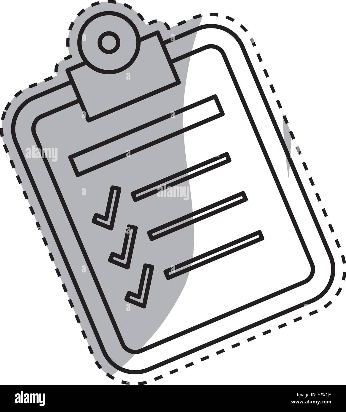 Checklist form symbol Stock Vector Image & Art - Alamy