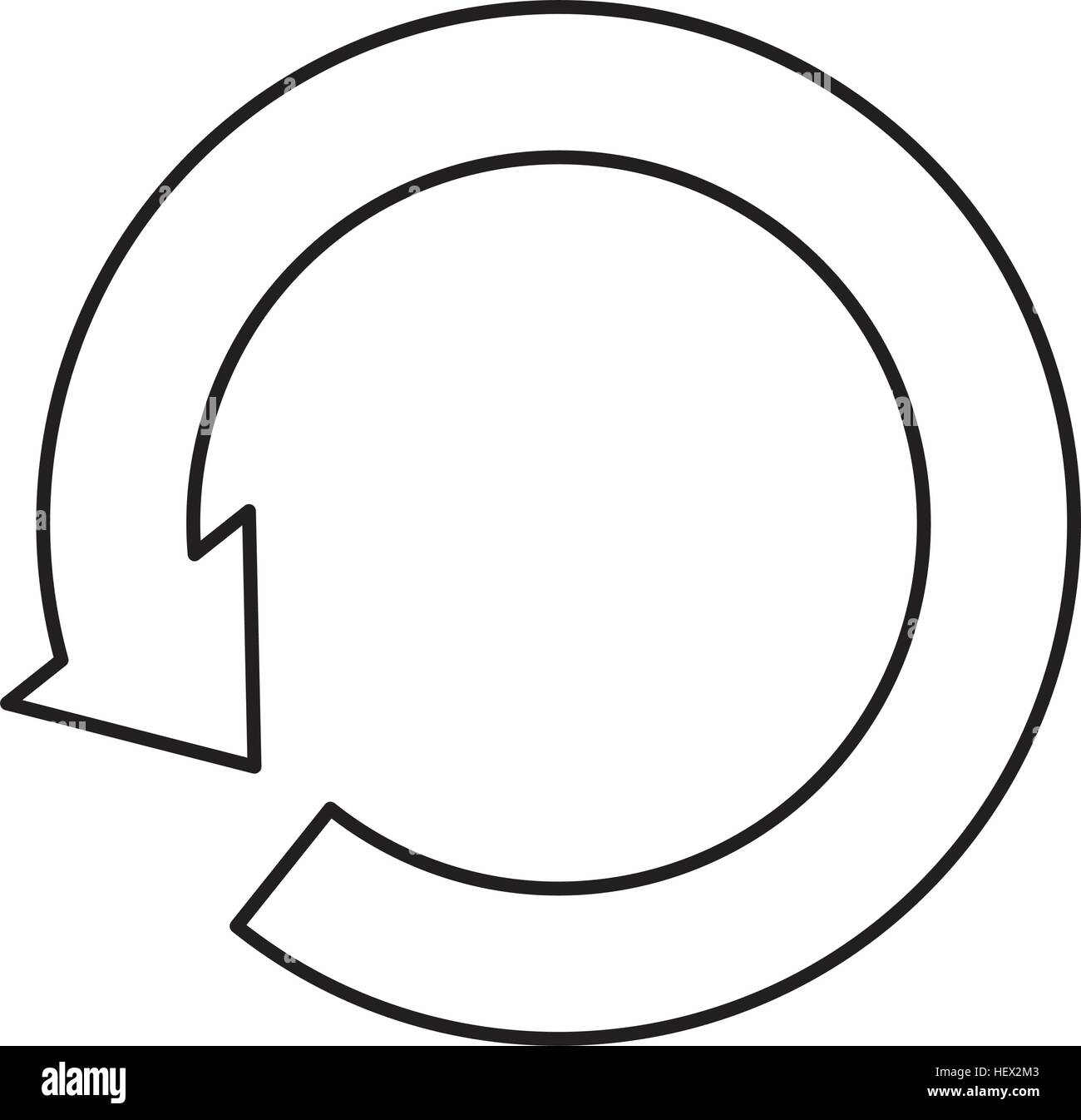 Arrow round cycle Stock Vector Image & Art - Alamy