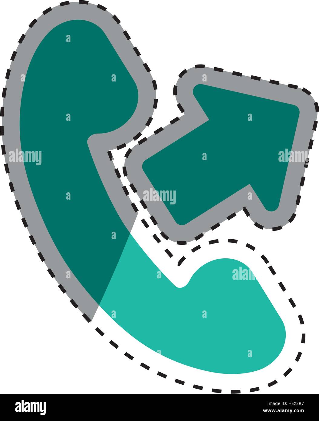 Telephone communication symbol Stock Vector Image & Art - Alamy