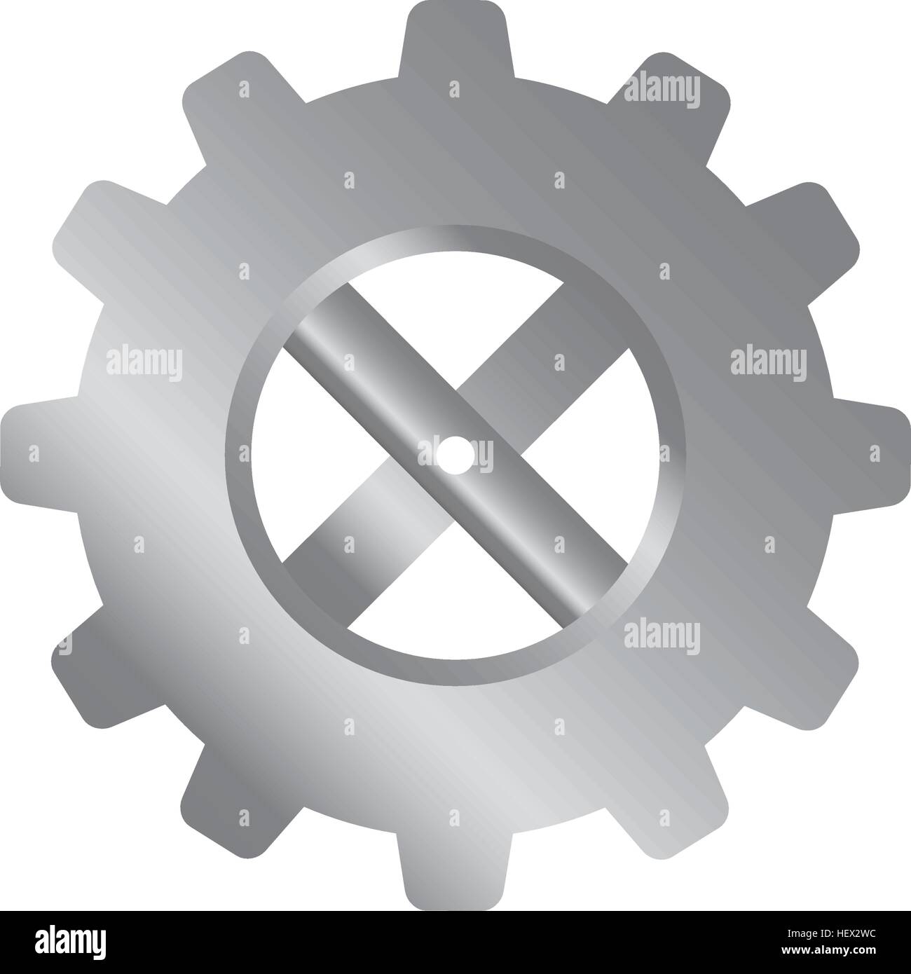 Isolated gear piece Stock Vector Image & Art - Alamy