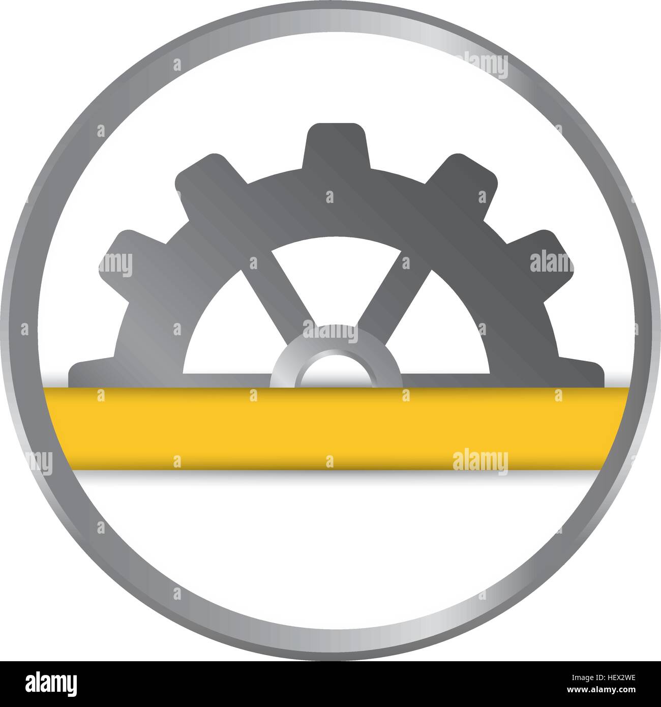 Isolated gear piece Stock Vector Image & Art - Alamy